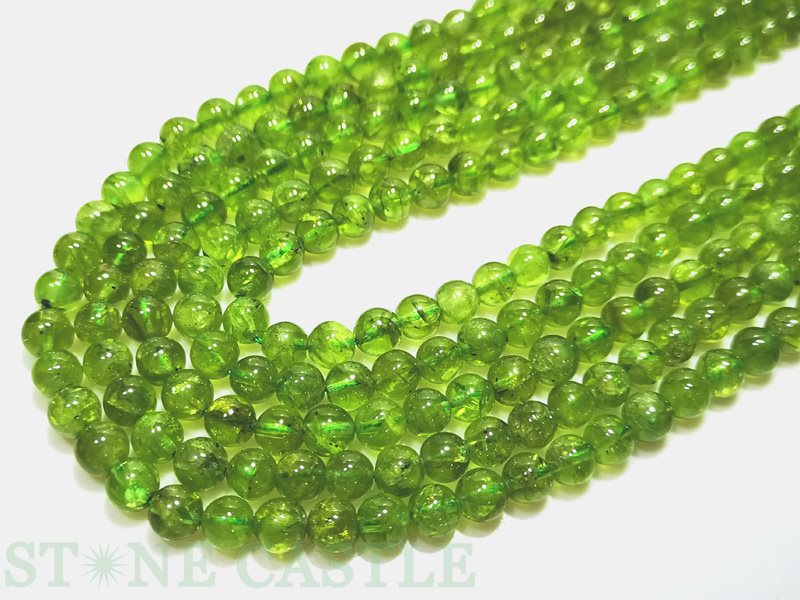 【丸ビーズ】ペリドット (2A) 6mm 天然石卸のストーンキャッスル 問屋・仕入れ・卸・卸売の専門【仕入れならNETSEA】