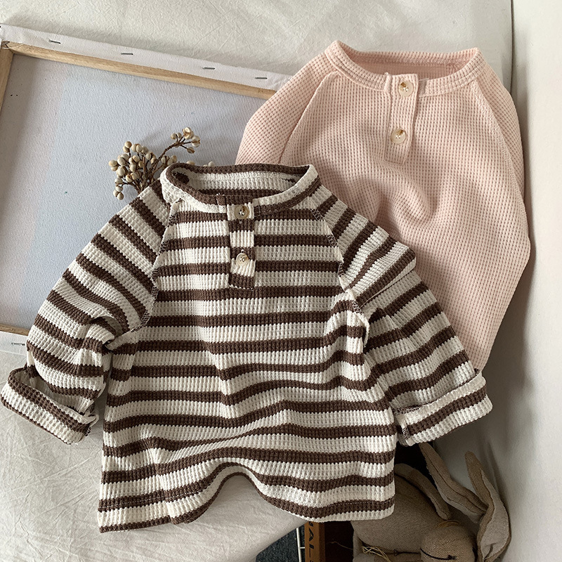 【在庫処理セール】【24H即納可】男女兼用★おしゃれ★長袖★トップス★Tシャツ★ストライプ★可愛い SNIFF JAPAN 子供服 問屋・仕入れ・卸・卸売の専門【仕入れならNETSEA】