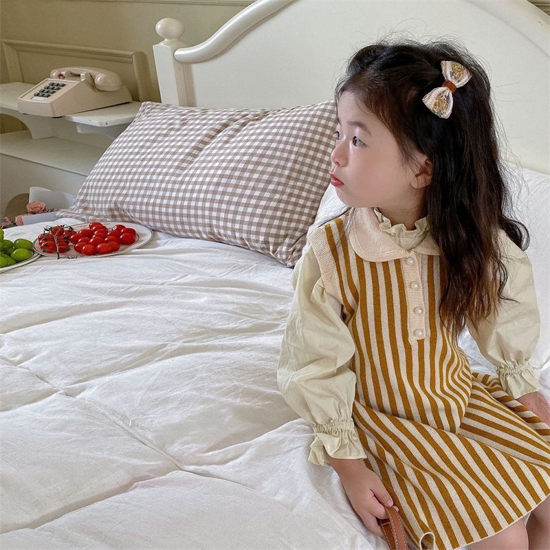 2022年秋冬新作★子供服★女の子 ノースリーブ ニットワンピース★80cm-130cm Lateru_SweetSpot | 卸売・ 問屋・仕入れの専門サイト【NETSEA】