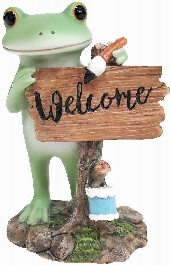 72265 コポー ウェルカムボードとカエル 雑貨のFULTAC（フルタック） 問屋・仕入れ・卸・卸売の専門【仕入れならNETSEA】