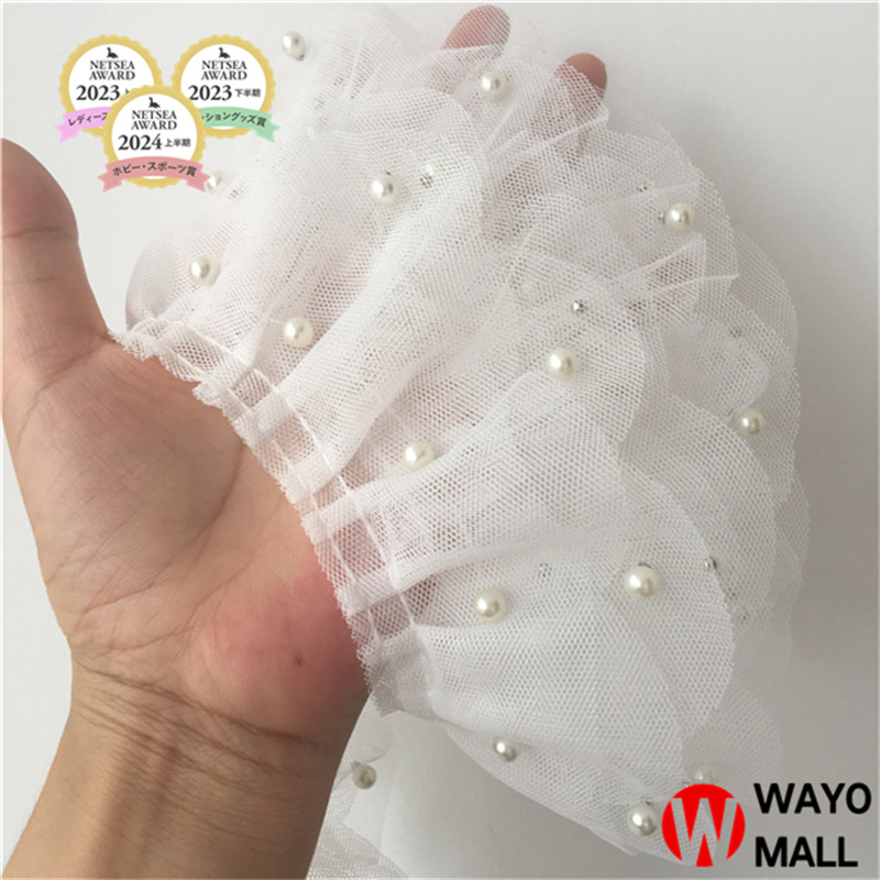 幅6.5cm レース シフォンリボン手芸材料 髪飾りギフト包装 DIY素材リボン手作り用品ギフトラップ WAYOMALL | 卸売・ 問屋・仕入れの専門サイト【NETSEA】