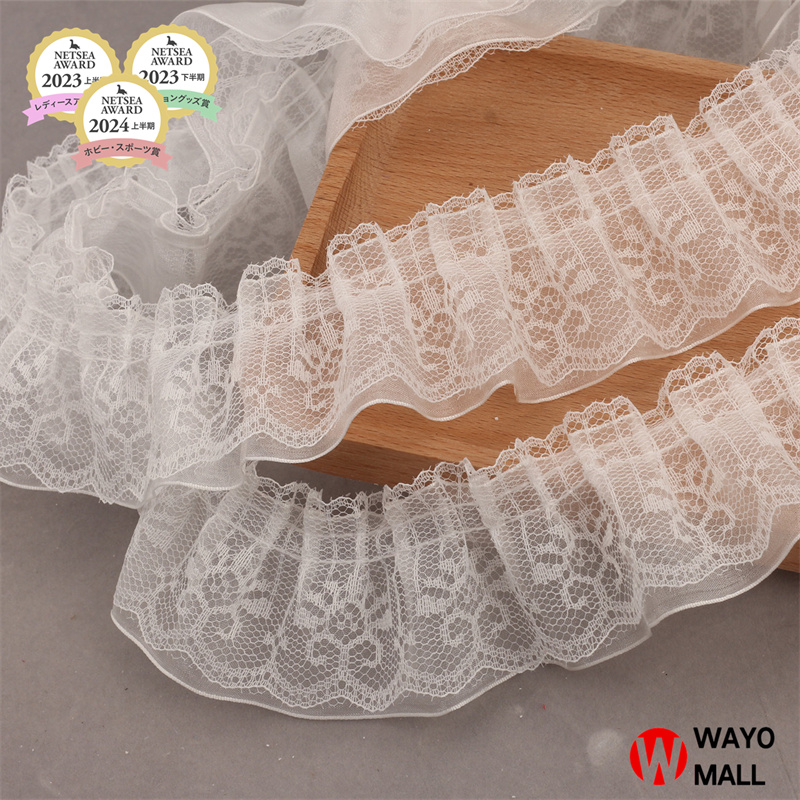 幅5.5cm レースリボン 手芸レース 裁縫 DIY ギフト包装 ハンドメイド資材 デコレーション用 WAYOMALL | 卸売・ 問屋・仕入れの専門サイト【NETSEA】