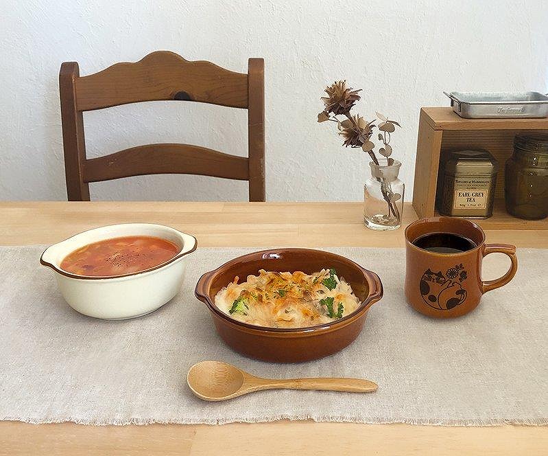 TW-86434 グラタン皿 丸 アイボリー fika 雑貨のFULTAC（フルタック） 問屋・仕入れ・卸・卸売の専門【仕入れならNETSEA】