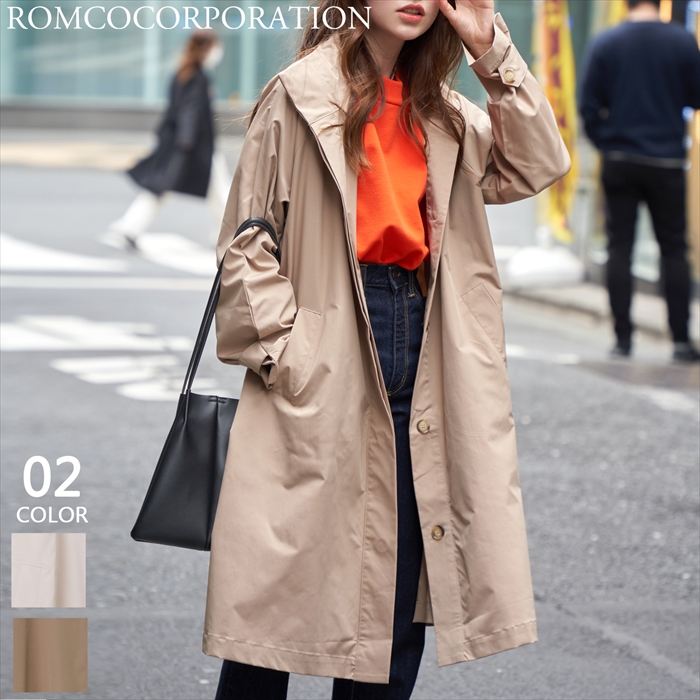【2023新作商品♪】ロング丈フレアトレンチコート 有限会社 ロムココーポレーション 問屋・仕入れ・卸・卸売の専門【仕入れならNETSEA】