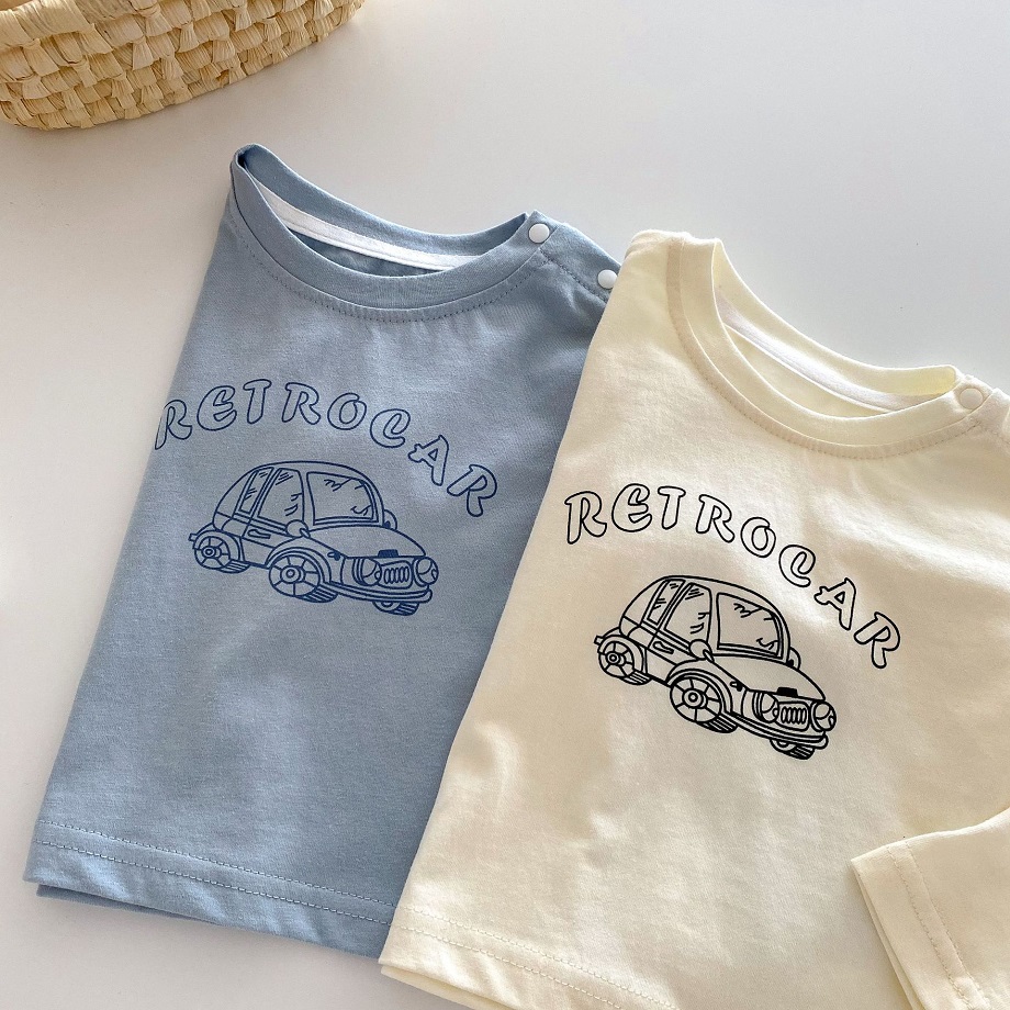 2024秋新作 韓国風子供服 キッズ服 長袖 トップス Tシャツ 2色 【73-120cm】 | 卸売・ 問屋・仕入れの専門サイト【NETSEA】