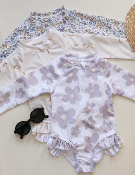 2023夏新品★子供服 水着 連体式 帽子付き 80-130cm★3色 Sun Flower 問屋・仕入れ・卸・卸売の専門【仕入れならNETSEA】