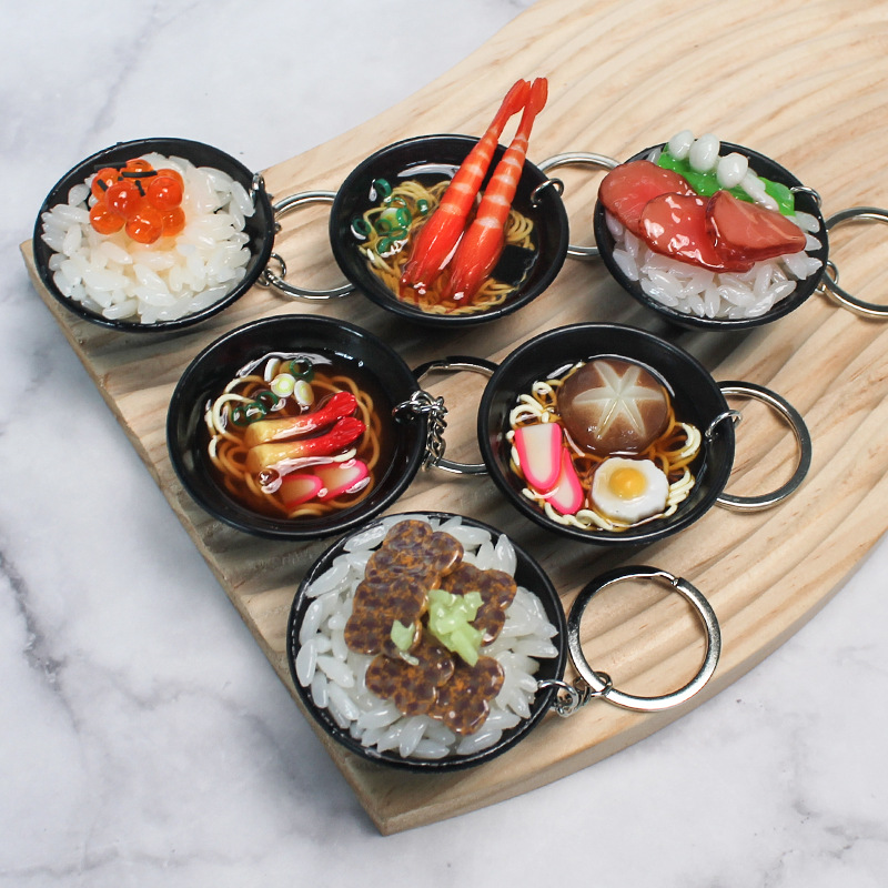 DIY キーホルダー 撮影道具 ファション小物 バッグチャーム ストラップ フード丼 3色 LENA | 卸売・ 問屋・仕入れの専門サイト【NETSEA】