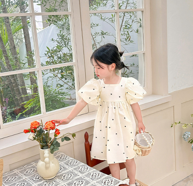 2023夏新作 韓国風 子供服 キッズ 女の子 可愛い 半袖 ワンピース 80-150cm LENA 問屋・仕入れ・卸・卸売の専門【仕入れならNETSEA】