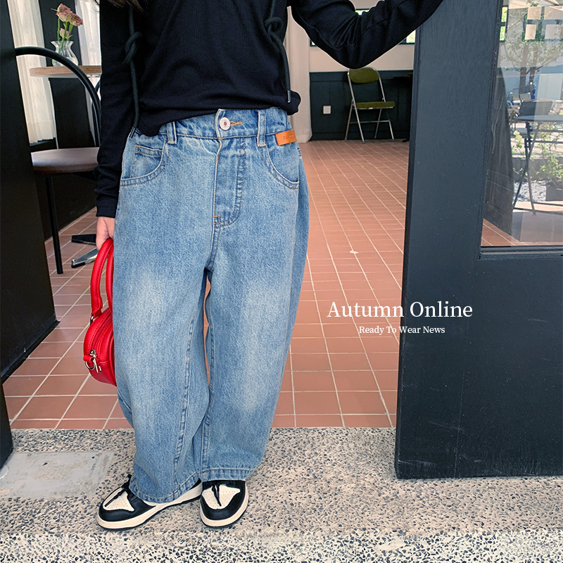 2023新作子供服 韓国子供服 ズボン キッズ服 子供服 デニムズボン 80-150cm 個人事業主 Light of the sea 問屋・仕入れ・卸・卸売の専門【仕入れならNETSEA】