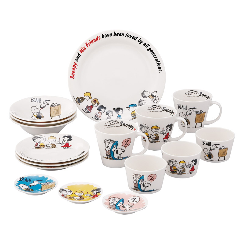 ピーナッツ〈ピーナッツフレンズ〉16ピースホームセット 株式会社 ロワール 問屋・仕入れ・卸・卸売の専門【仕入れならNETSEA】