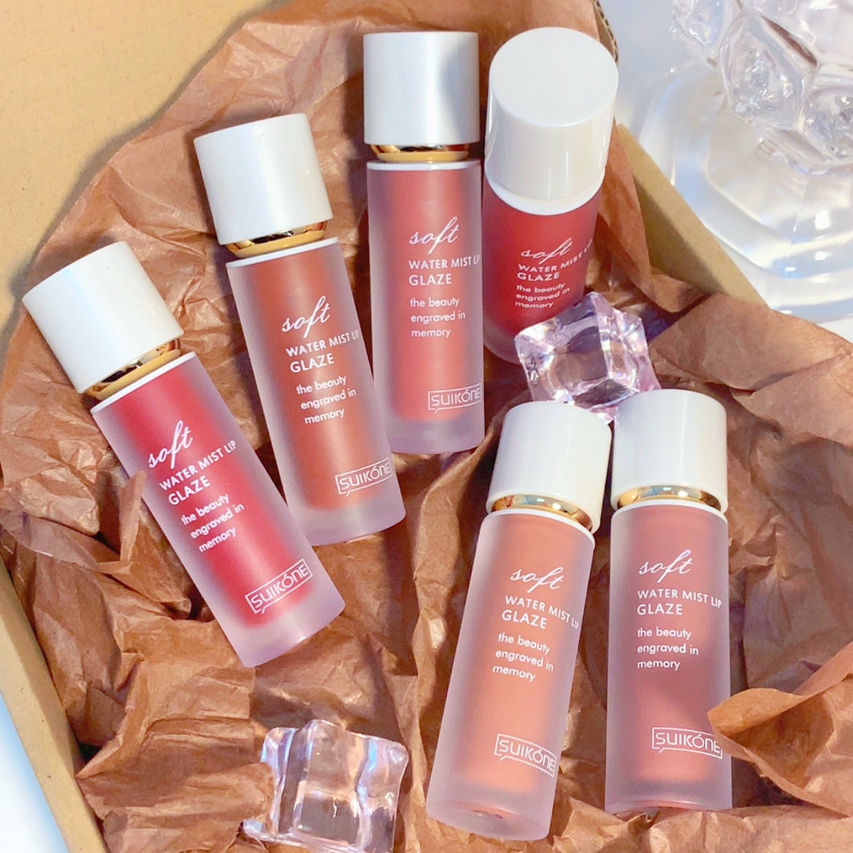 ソフトミスト リップグロス 秋冬 ベルベット マット 口紅 全6色 MUGI 優品 問屋・仕入れ・卸・卸売の専門【仕入れならNETSEA】