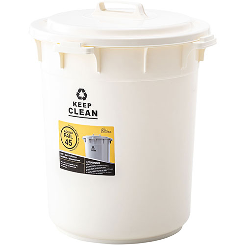 東谷 ペール45L ホワイト LFS-765WH 株式会社 アッシー 問屋・仕入れ・卸・卸売の専門【仕入れならNETSEA】