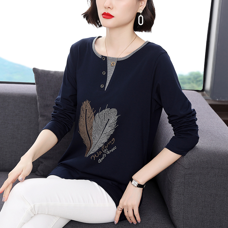 初回送料無料 上着 長袖の丸首Tシャツ レディースファショントップス カジュアルブラウス Sommy 株式会社 問屋・仕入れ・卸・卸売の専門【仕入れならNETSEA】