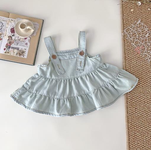 2024夏新品★子供服 デニム吊りワンピース 80-120cm | 卸売・ 問屋・仕入れの専門サイト【NETSEA】