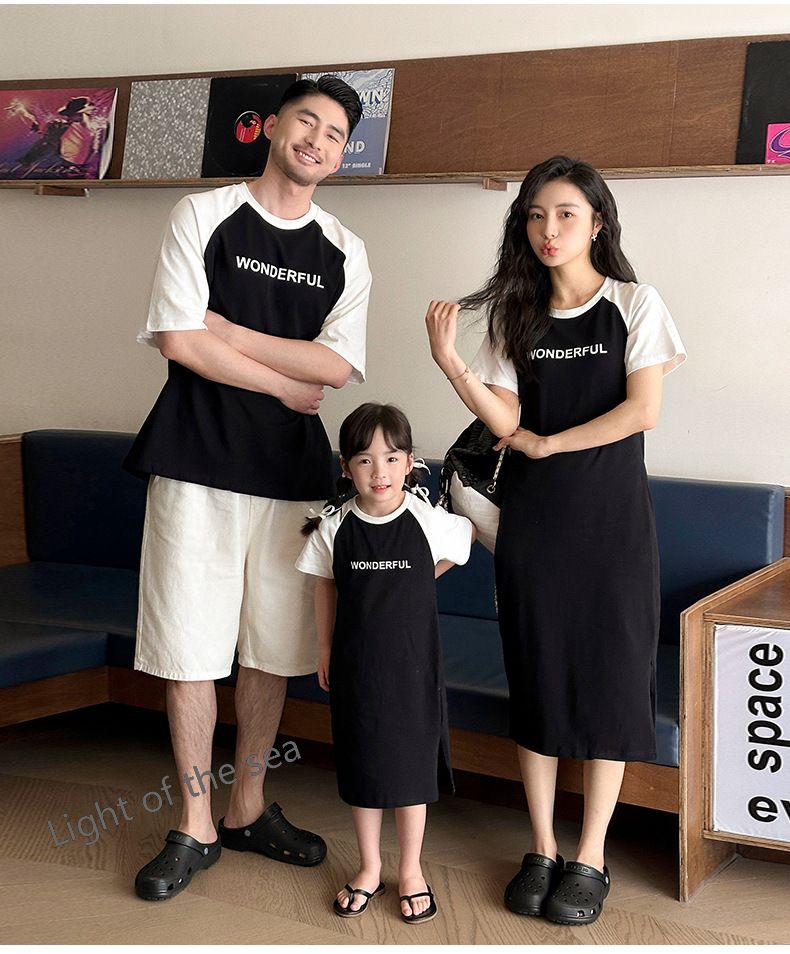 2024新作 韓国子供服 親子服 男女兼用 レジャー2点セット+ワンピース 分けて販売 80-140cm 個人事業主 Light of the sea 問屋・仕入れ・卸・卸売の専門【仕入れなら ...