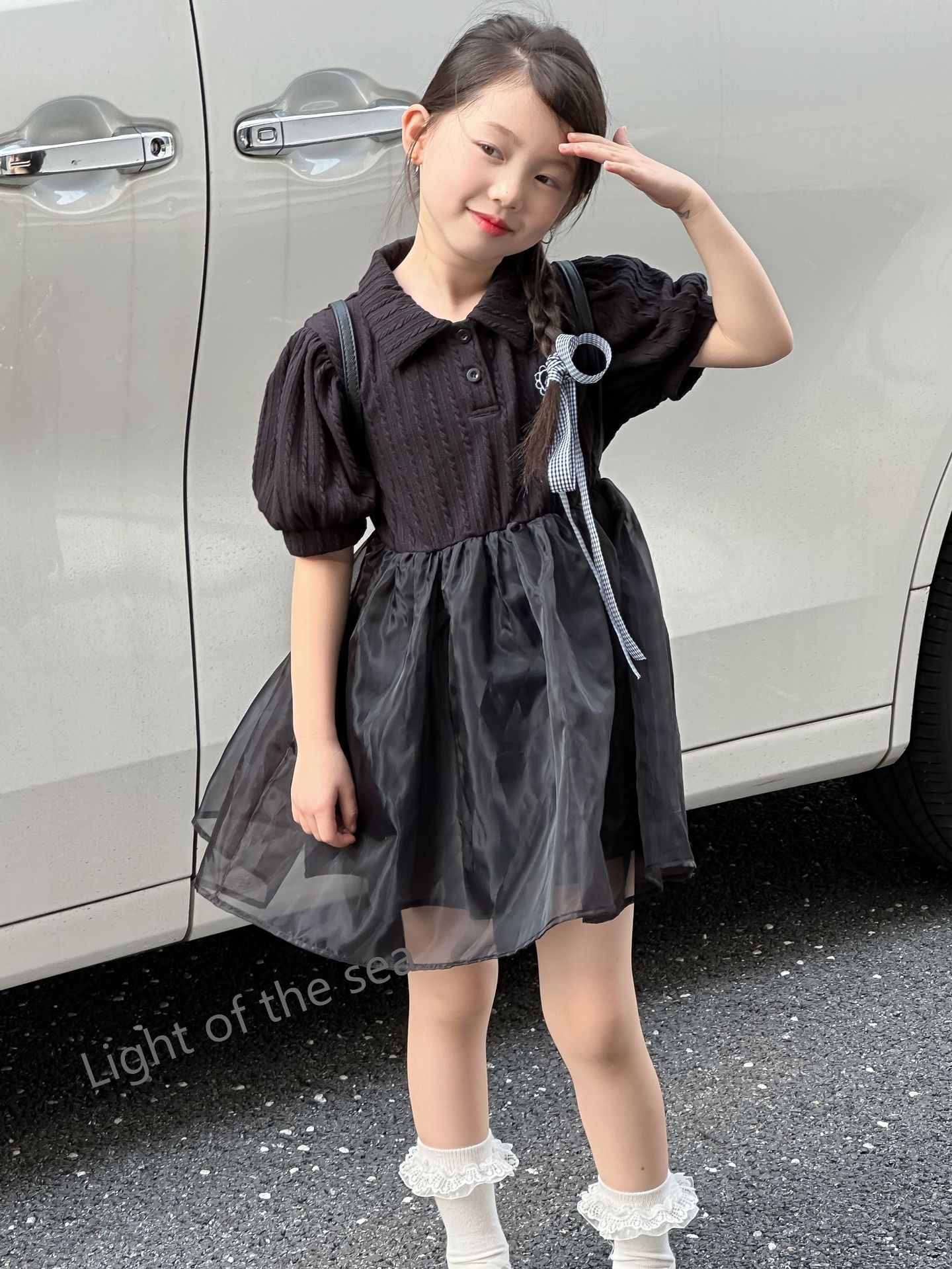 2024夏新作 ベビー服 韓国風子供服 女の子袖なしワンピース 2色 90cm-150cm 個人事業主 Light of the sea 問屋・仕入れ・卸・卸売の専門【仕入れならNETSEA】