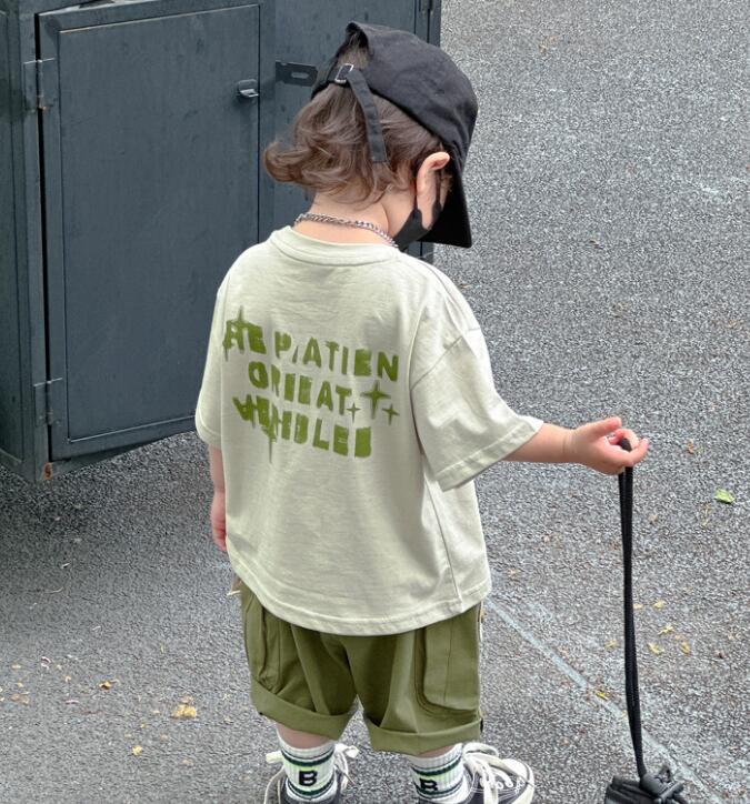 2024★夏新作★韓国風子供服★Tシャツ★カジュアル★2色90-150CM BBM 株式会社 問屋・仕入れ・卸・卸売の専門【仕入れならNETSEA】