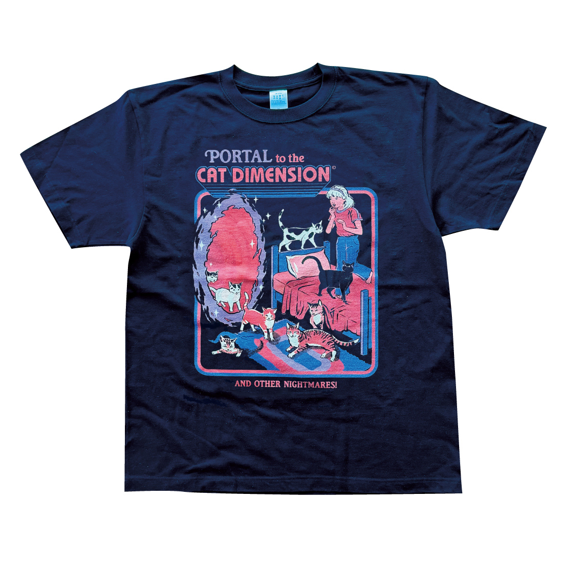 Steven Rhodes Tシャツ【Cat Dimension】スティーブンローズ 株式会社ユナイトエンタープライズ 問屋・仕入れ・卸・卸売の専門【仕入れならNETSEA】