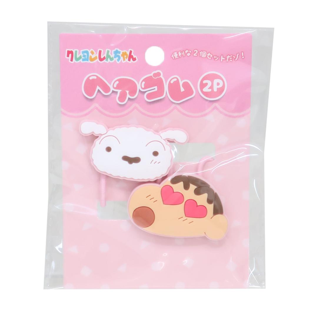 【ヘアアクセサリー】クレヨンしんちゃん ヘアゴム2P ライトピンク | 卸売・ 問屋・仕入れの専門サイト【NETSEA】