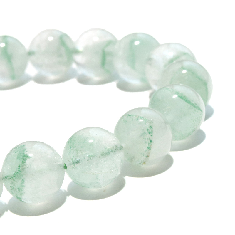 ブレス アップルグリーンファントム＜マダガスカル産＞ 丸 約10mm パワーストーン 天然石 | 卸売・ 問屋・仕入れの専門サイト【NETSEA】