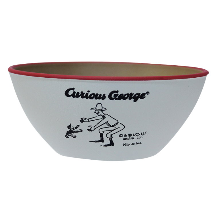 おさるのジョージ 抗菌ボウル RD レッド 467941 有限会社 アルファ 問屋・仕入れ・卸・卸売の専門【仕入れならNETSEA】
