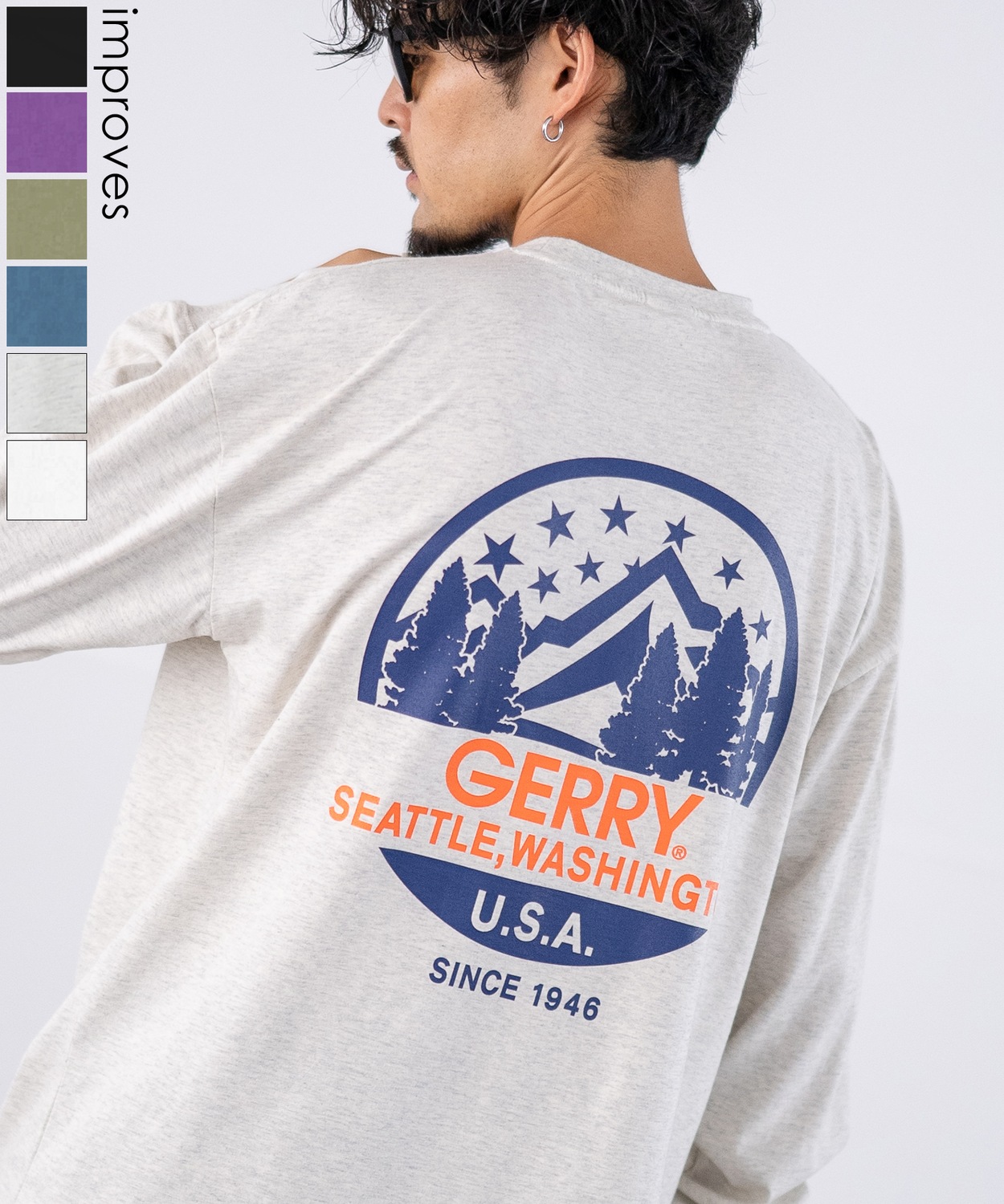 【GERRY】別注MTサークルロゴ長袖Tシャツ 株式会社 インプローブス | 卸売・ 問屋・仕入れの専門サイト【NETSEA】