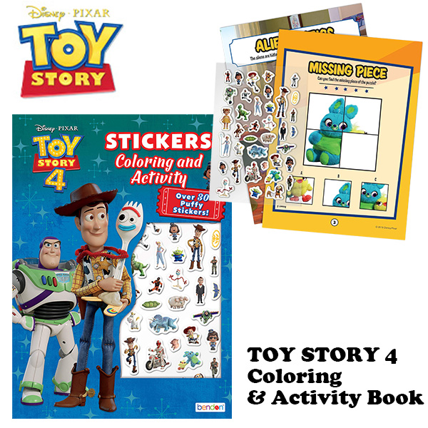トイストーリー4 カラーリング＆アクティビティ ブック w/ステッカー | 卸売・ 問屋・仕入れの専門サイト【NETSEA】