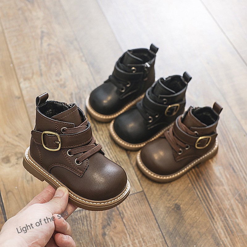 オシャレ 韓国風子供靴男の子 起毛シューズ ベビーシューズ 靴 マーチンブーツ綿ブーツ16-25 2色 個人事業主 Light of the sea | 卸売・ 問屋・仕入れの専門サイト ...