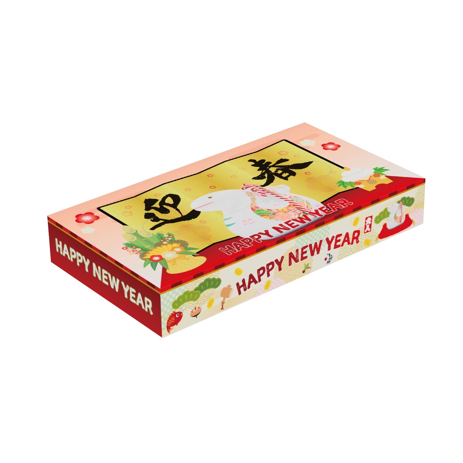 「和物」「お正月」迎春BOXティッシュ40W 巳 株式会社 トコトコ | 卸売・ 問屋・仕入れの専門サイト【NETSEA】