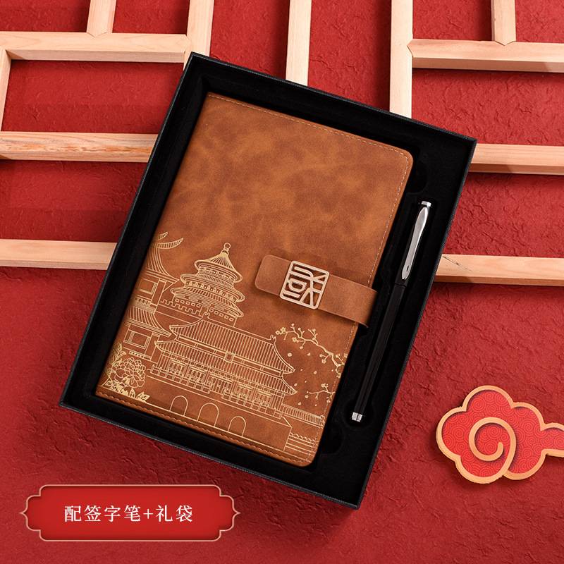 A5中国風ノートギフトセット手帳カスタムロゴ可A5ブラウン2点セット NETSEA中国輸入旗艦店 | 卸売・ 問屋・仕入れの専門サイト【NETSEA】