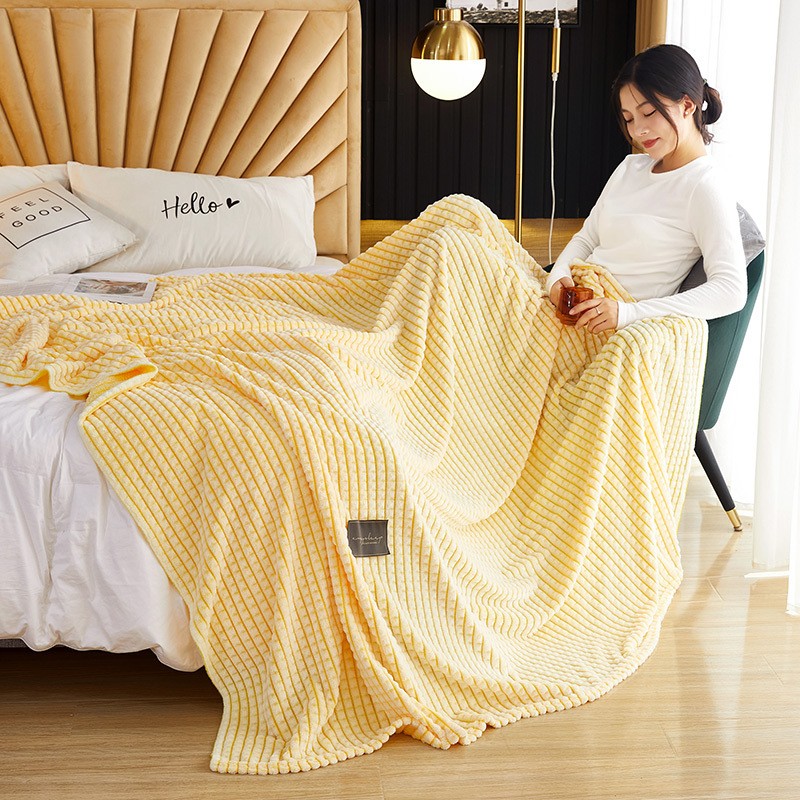 フランネルブランケット・レモンイエロー・70×100cm | 卸売・ 問屋・仕入れの専門サイト【NETSEA】