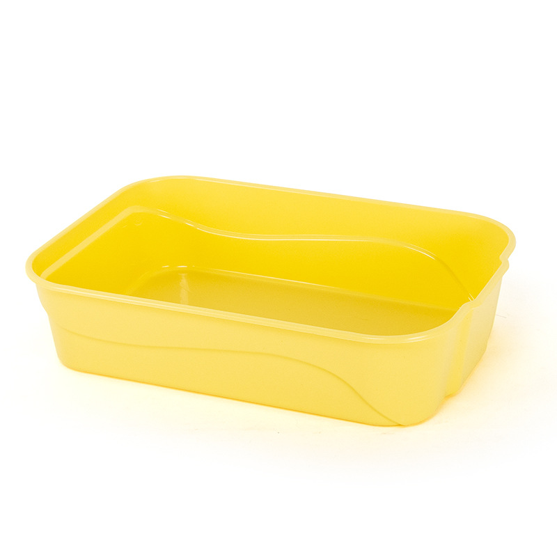 シンプルPP半閉鎖式子猫用砂箱 猫トイレ ミルクイエロー | 卸売・ 問屋・仕入れの専門サイト【NETSEA】