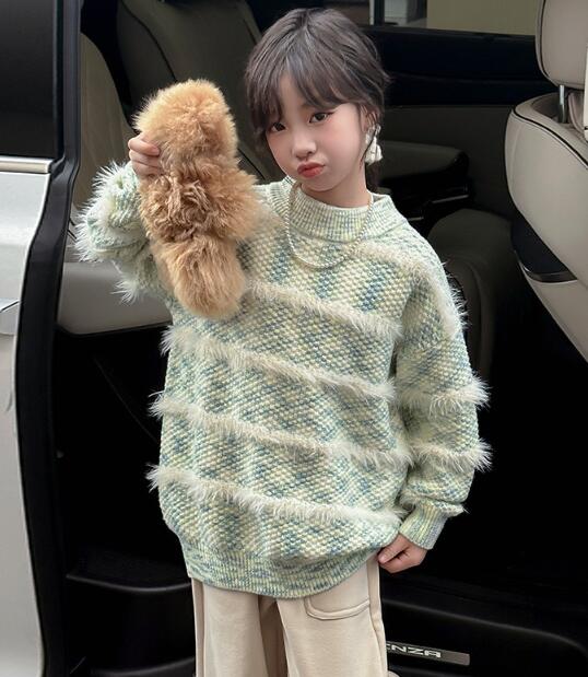 2024年新品 キッズ服 子供服 トップス ニットセーター 120-170CM 2色 株式会社 湫 | 卸売・ 問屋・仕入れの専門サイト【NETSEA】