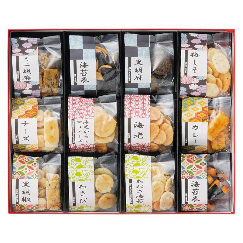 お煎餅12種詰合せ あられ煎 AS-03 | 卸売・ 問屋・仕入れの専門サイト【NETSEA】