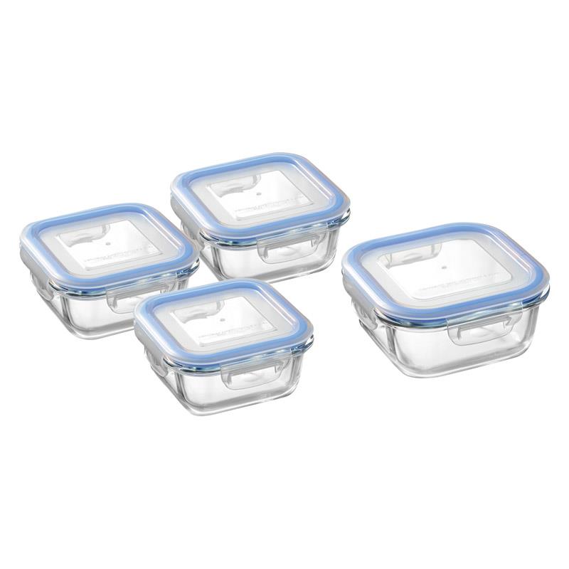 レッシュ 耐熱ガラス容器4点セット ME-7397 HAMANO | 卸売・ 問屋・仕入れの専門サイト【NETSEA】