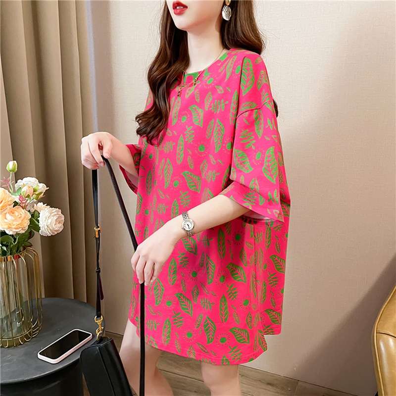 【予約224725】大きいサイズ春夏新作 韓国風 レディース 半袖 TシャツワンピースLL-4L | 卸売・ 問屋・仕入れの専門サイト【NETSEA】