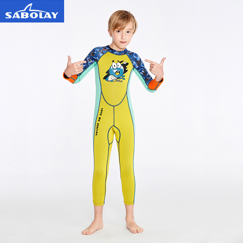 新型子供水着冬ワンピース子供水泳長袖秋冬保温セットサーフィン2-3mmウェットスーツNTQ904-1 NETSEA中国輸入旗艦店 | 卸売・ 問屋・仕入れの専門サイト【NETSEA】