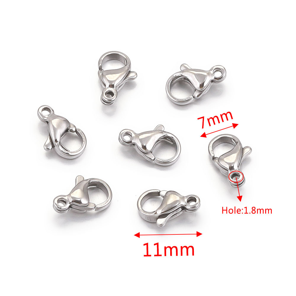 304ステンレス製ロブスターバックル接続バックル 11mm【約0.36g】 | 卸売・ 問屋・仕入れの専門サイト【NETSEA】
