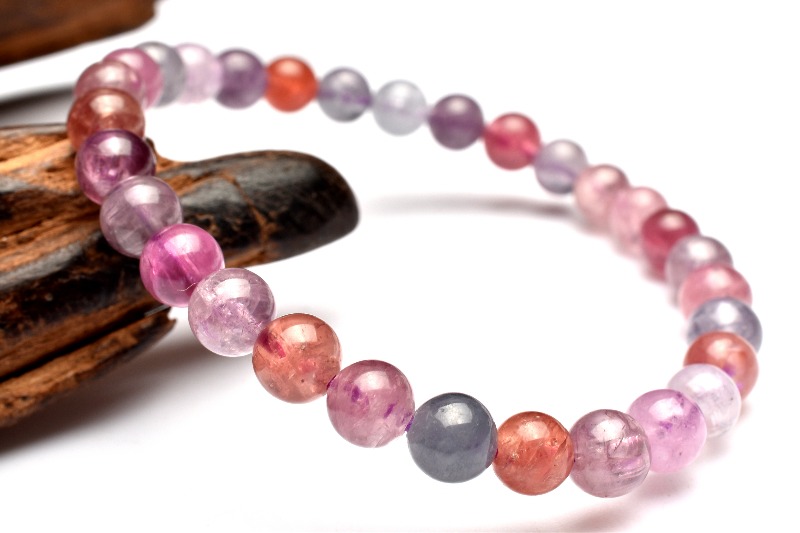 【1点物】AAA☆透過性抜群 MIXスピネル 6mm ブレスレット _M7534 | 卸売・ 問屋・仕入れの専門サイト【NETSEA】