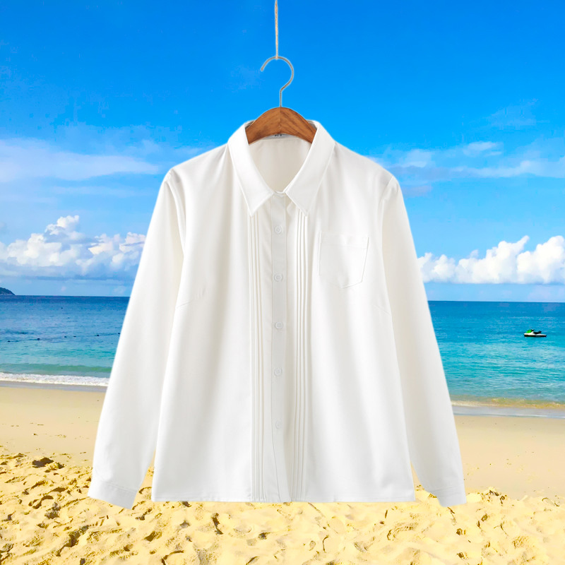 半袖刺繍シャツレディース春夏秋冬ゆったりjkユニフォーム【長袖】XS | 卸売・ 問屋・仕入れの専門サイト【NETSEA】