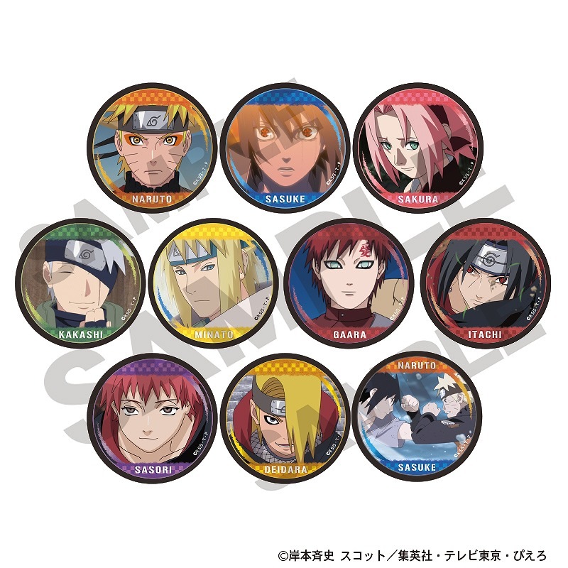 2025SS 先行予約 NARUTO -ナルト- 疾風伝 トレーディング缶バッジ BOX vol.2 | 卸売・ 問屋・仕入れの専門サイト【NETSEA】