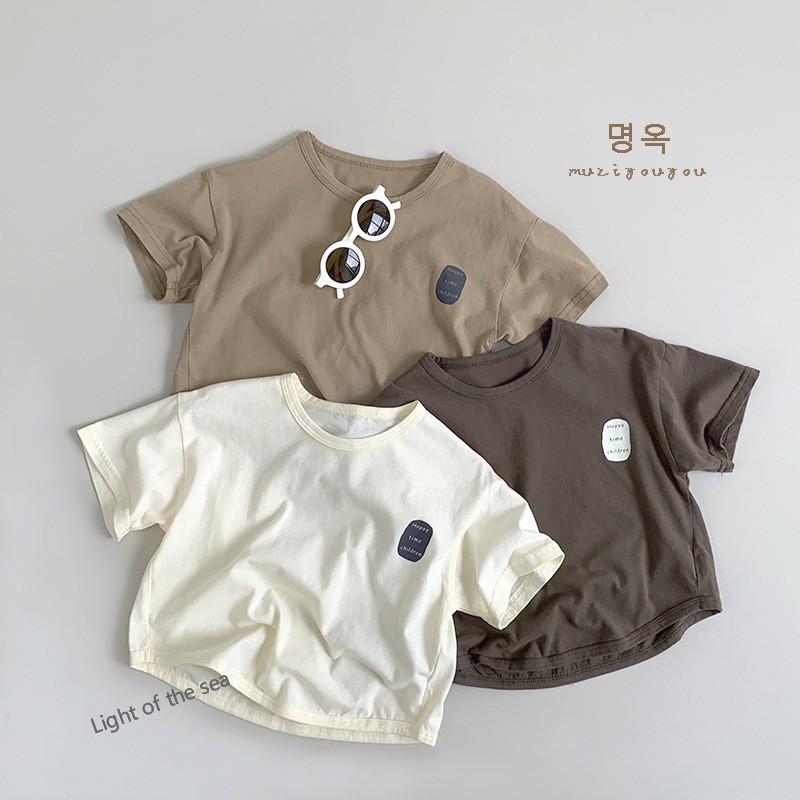 2025新作韓国子供服 ベビー服 キッズ 男の子 半袖トップス 3色 80cm-130cm | 卸売・ 問屋・仕入れの専門サイト【NETSEA】