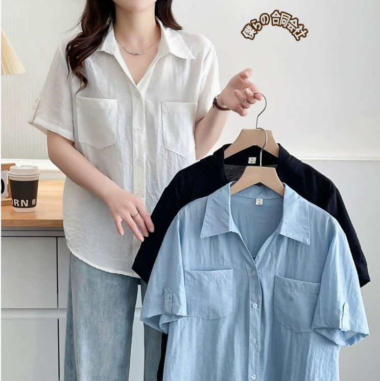 2025年INS夏新作 レディース服 韓国風 トップス シャツ ブラウス カジュアル XL#-4XL# | 卸売・ 問屋・仕入れの専門サイト【NETSEA】