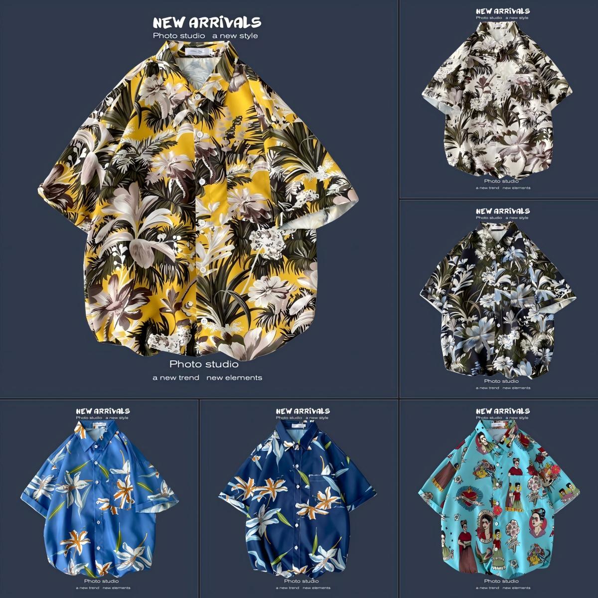 2025春夏メンズ服 カジュアル系 ワイシャツ 韓国風 Tシャツ トップス カーディガン 6色展開[M~3XL] | 卸売・ 問屋・仕入れの専門サイト【NETSEA】