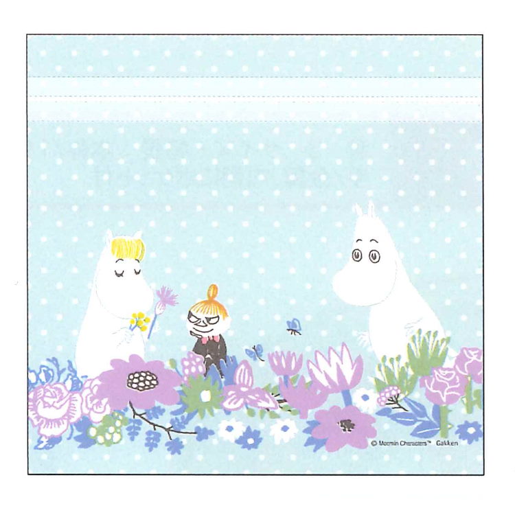 ムーミン ジップバッグ／5枚入（ブルー） [014890]【特価】 | 卸売・ 問屋・仕入れの専門サイト【NETSEA】