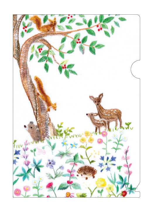 A5クリアファイル 花風景とかわいい仲間たち（3枚セット） | 卸売・ 問屋・仕入れの専門サイト【NETSEA】