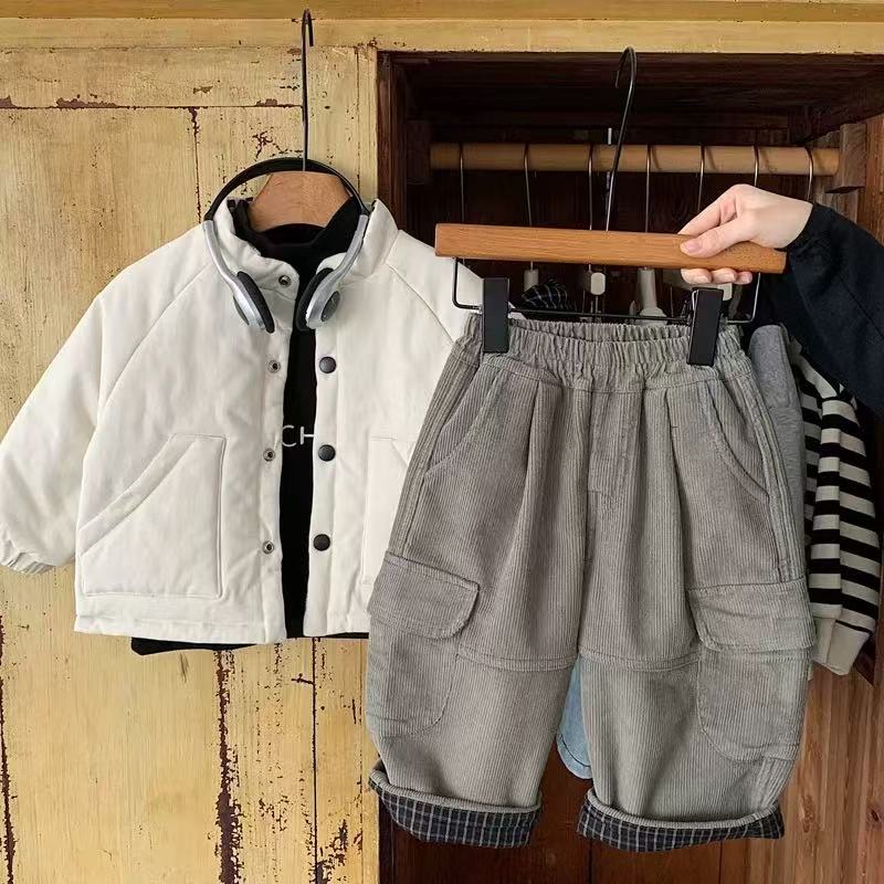 2025冬新作 子供服 キッズ ベビー 男の子 コールテン ロングパンツ 裹起毛 厚手 80cm-130cm DC | 卸売・ 問屋・仕入れの専門サイト【NETSEA】