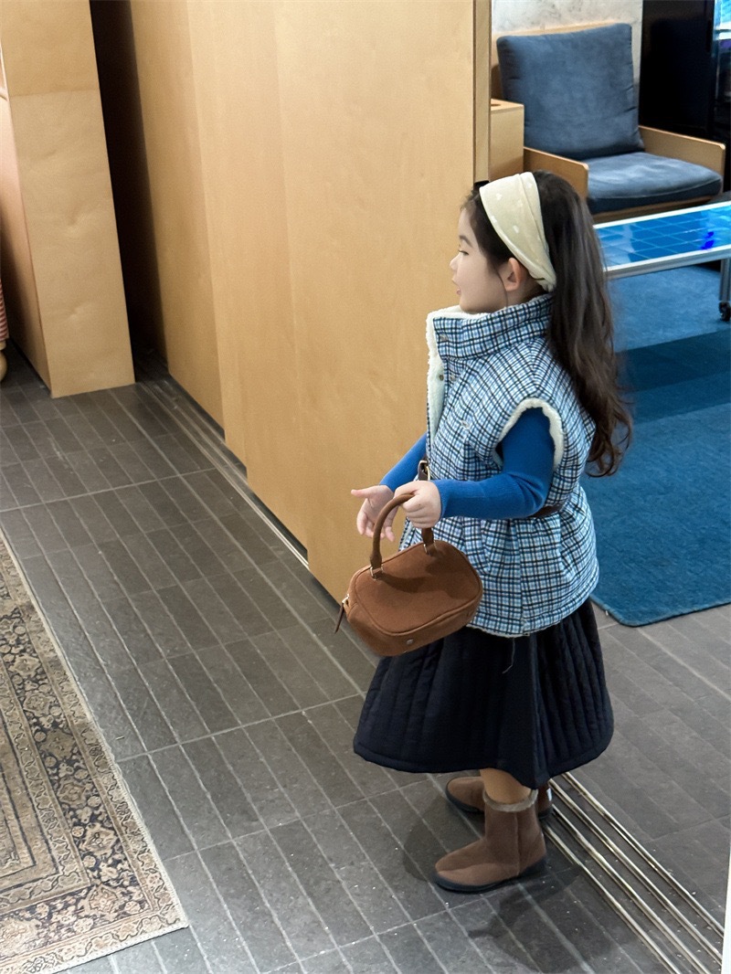 子供服 90~140cm キッズベスト チェック柄 秋FW新作 韓国子供服 | 卸売・ 問屋・仕入れの専門サイト【NETSEA】