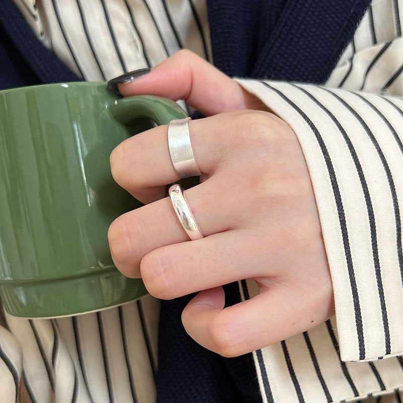 シンプルシルバー指輪 リング S925 シルバーアクセサリー アレルギー対応 調整可能 おしゃれ 上品 | 卸売・ 問屋・仕入れの専門サイト【NETSEA】