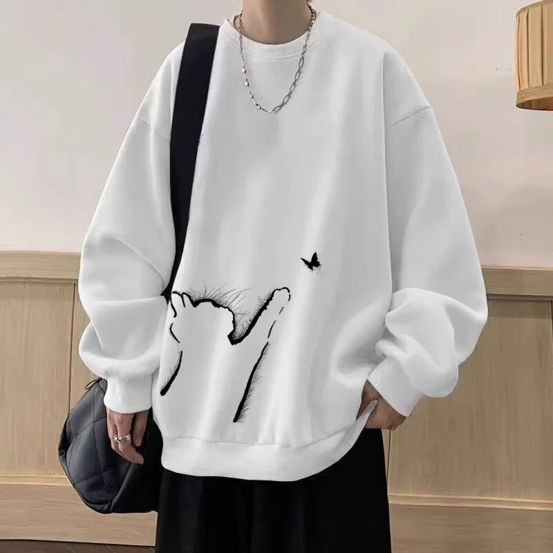 2025秋冬メンズ服 シンプル おしゃれ パーカー 韓国風 トップス ゆったり トレーナー 4色展開[M~5XL] | 卸売・ 問屋・仕入れの専門サイト【NETSEA】